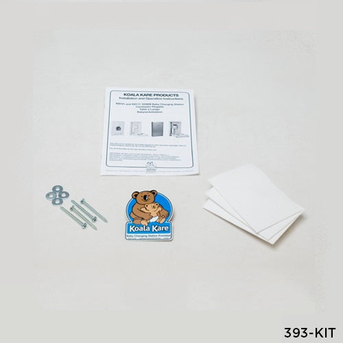 Allied Hand Dryer: 393-KIT - INSTALLATION KIT for KB101-Series & KB111 ...