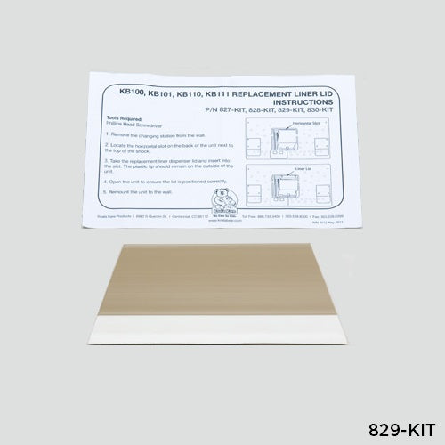 Allied Hand Dryer: 829-KIT - CREAM LINER DISPENSER LID for Cream KB100 ...